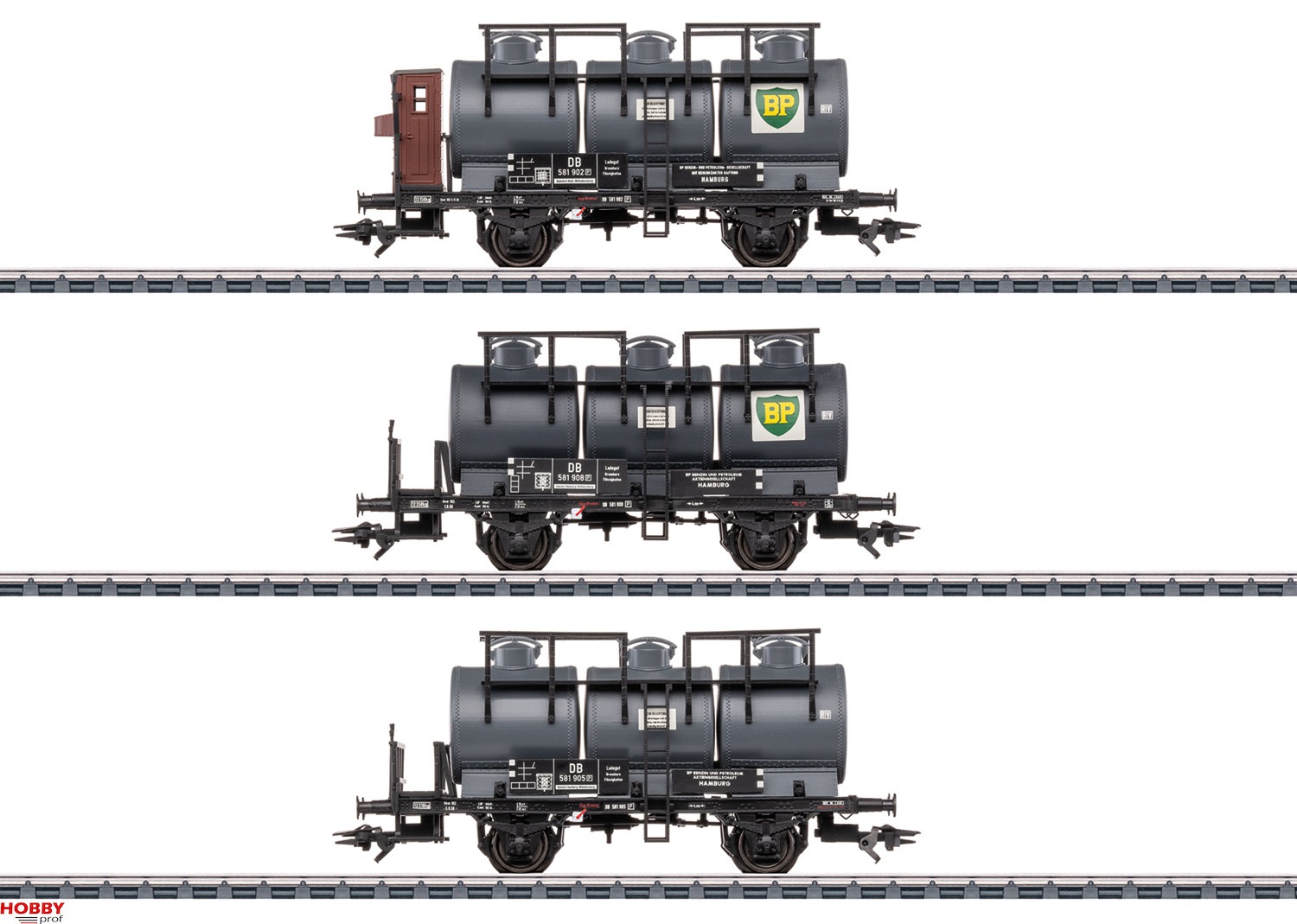 Märklin DB Tank Wagon Set (3pcs) Schaal 1: 87 (H0) - Hobbyprof